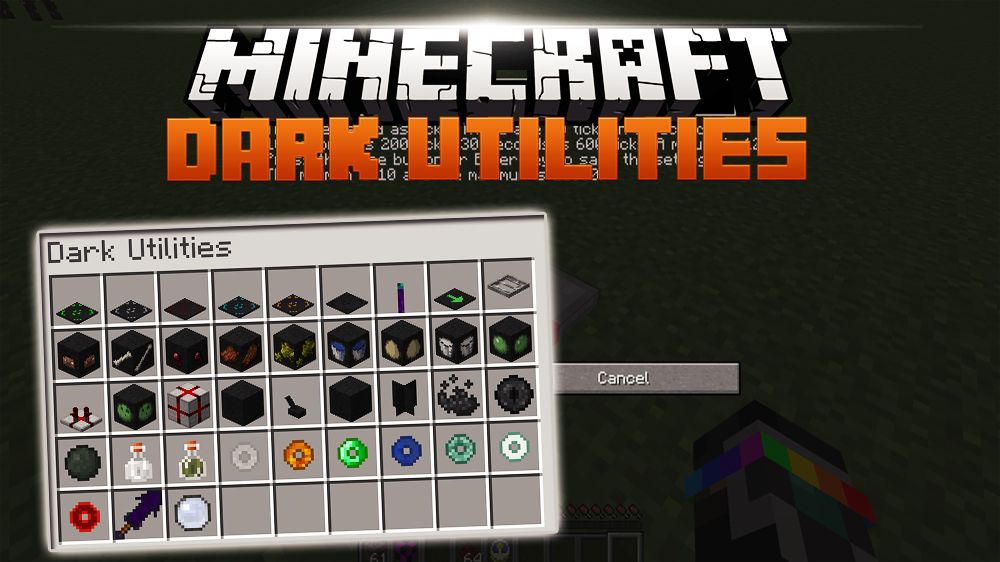 Dark Utilities скачать мод на майнкрафт 1.12.2, 1.16.5