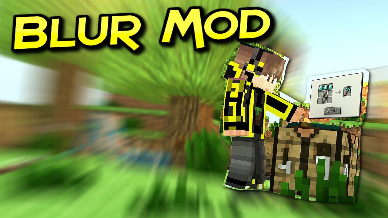 Blur mod размытие текстур при входе в меню 1.12.2, 1.16.5