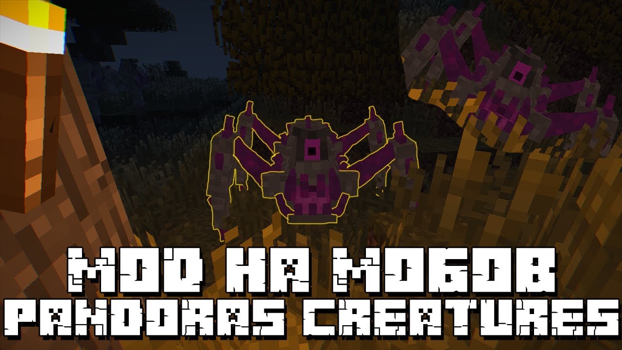 Pandoras Creatures мод на 3 новых моба скачать