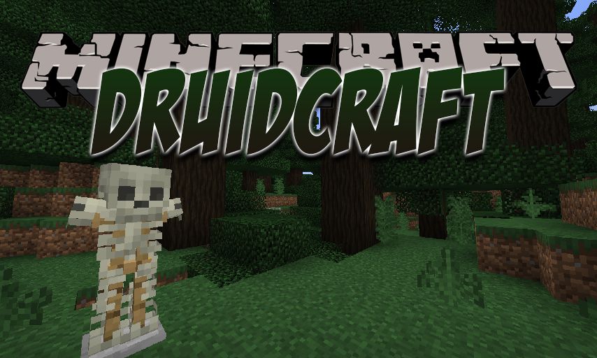 Druidcraft новая броня друида, руды и биом темный лес