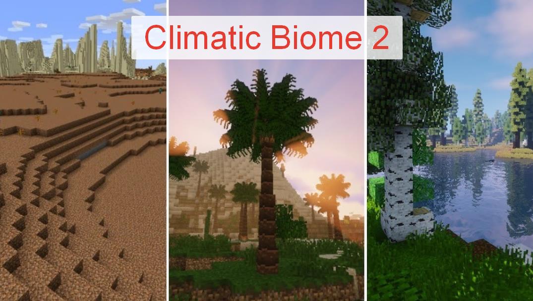 Climatic Biome 2 реалистичная генерация мира с учетом климата