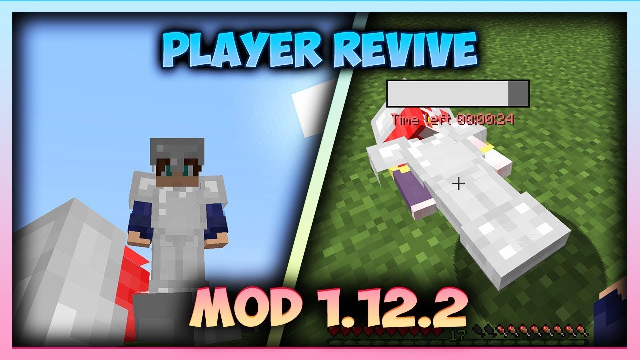 Player Revive мод на воскрешение другим игроком 1.12.2, 1.16.5