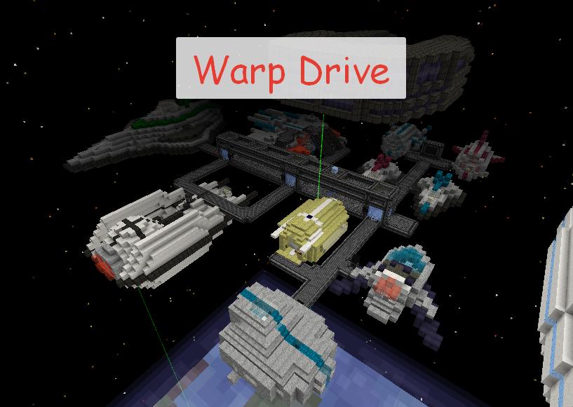 Warp Drive 1.7.10 - 1.12.2 космические корабли, технологии и космос