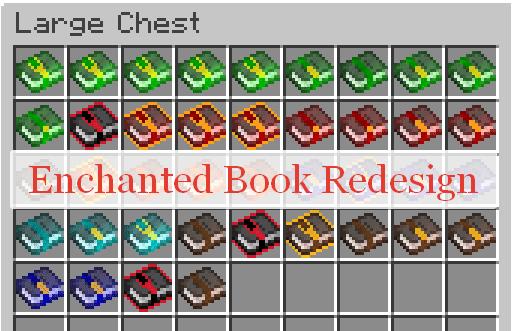 Enchanted Book Redesign 1.16.5 анимация для книг зачарования