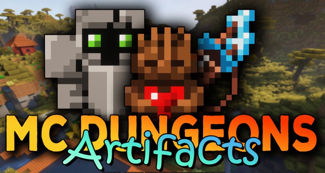 MC Dungeons Artifacts артефакты из майнкрафт Dungeons